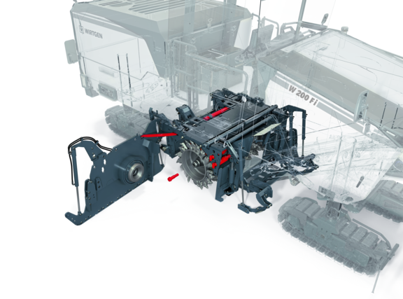W 200 Fi Cold milling machines | Wirtgen