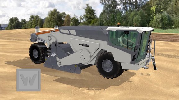 WR 240i CN 再生机与土壤稳定机 | Wirtgen