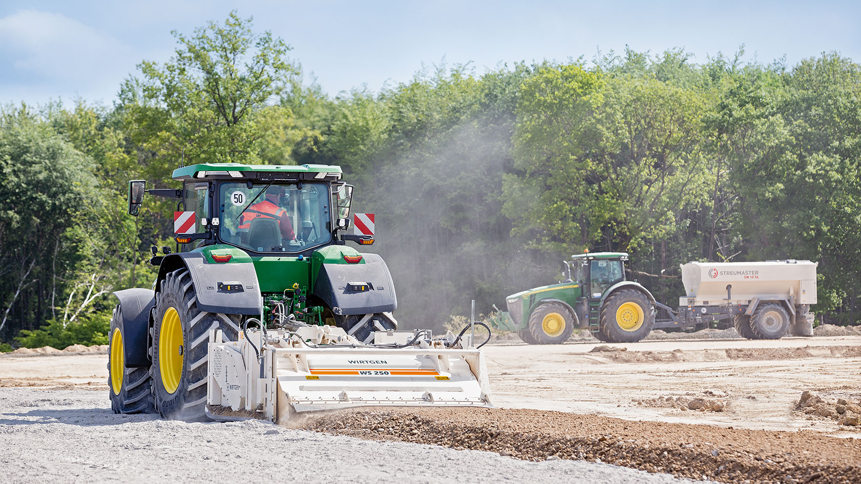Opérations de stabilisation des sols avec WS 250 | PM | Wirtgen Group
