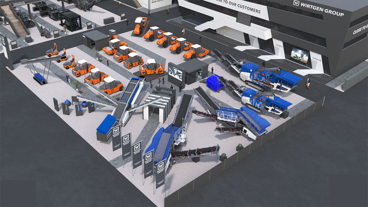 Wirtgen Group auf der Bauma 2025