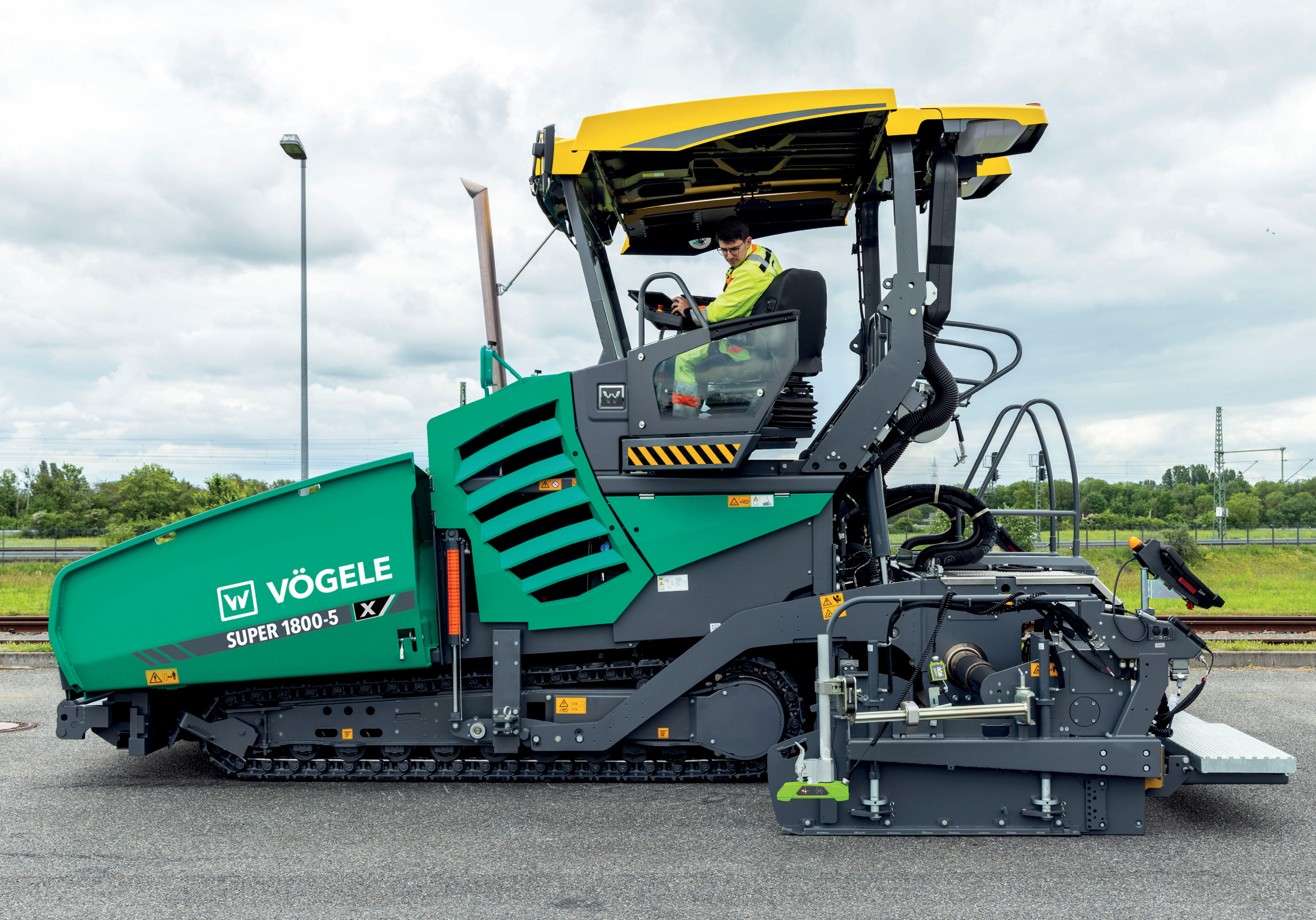 ErgoPlus 5 Paver operator’s platform