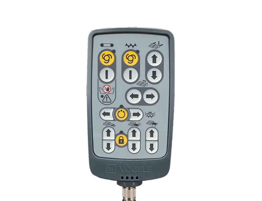 Screed operator’s console