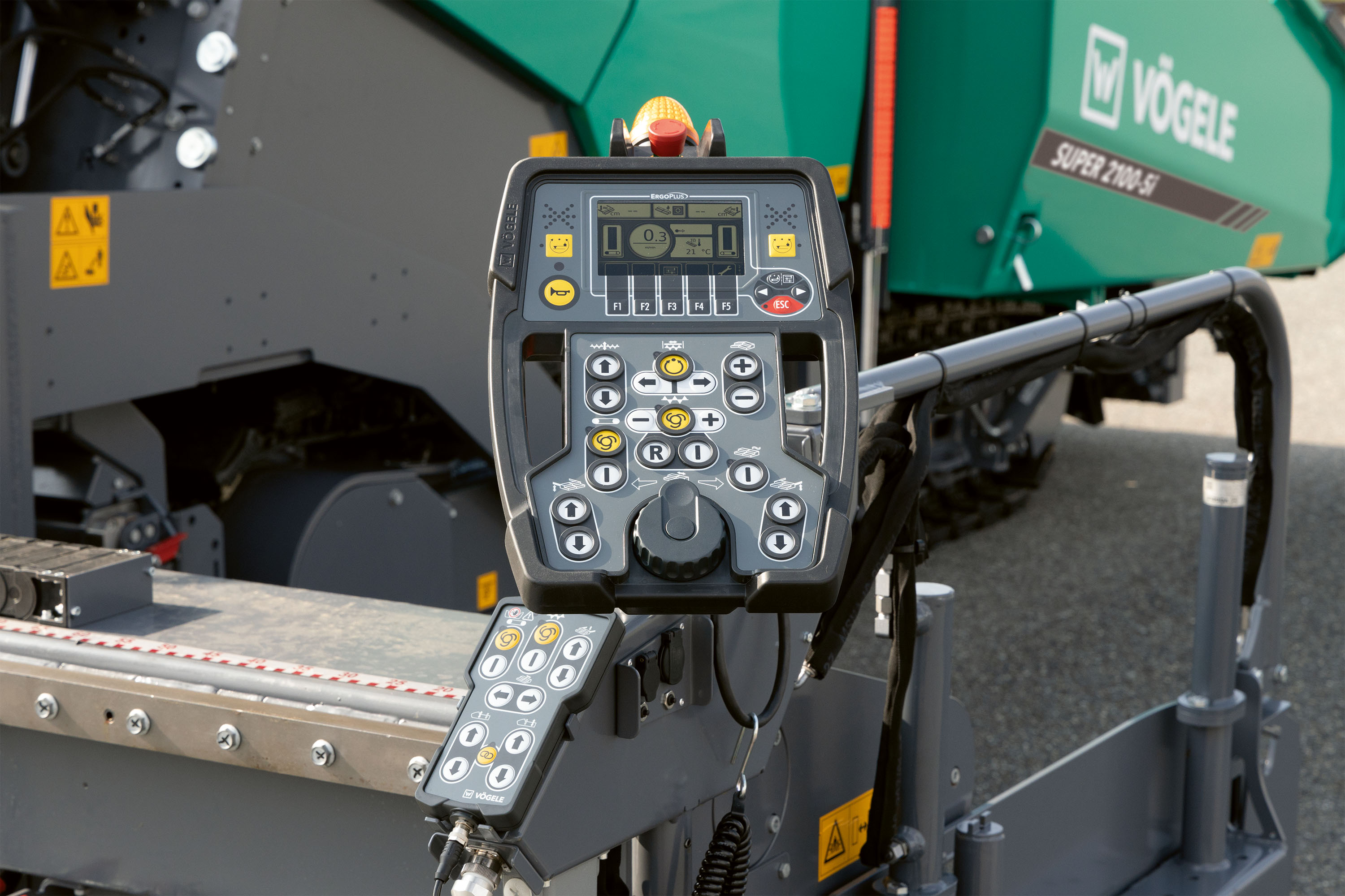 ErgoPlus 5 screed operator’s console