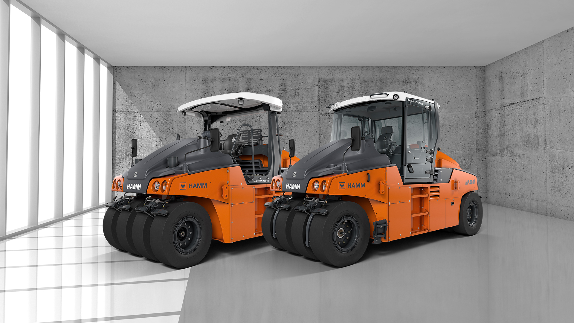 New rubber wheel rollers of the HP series