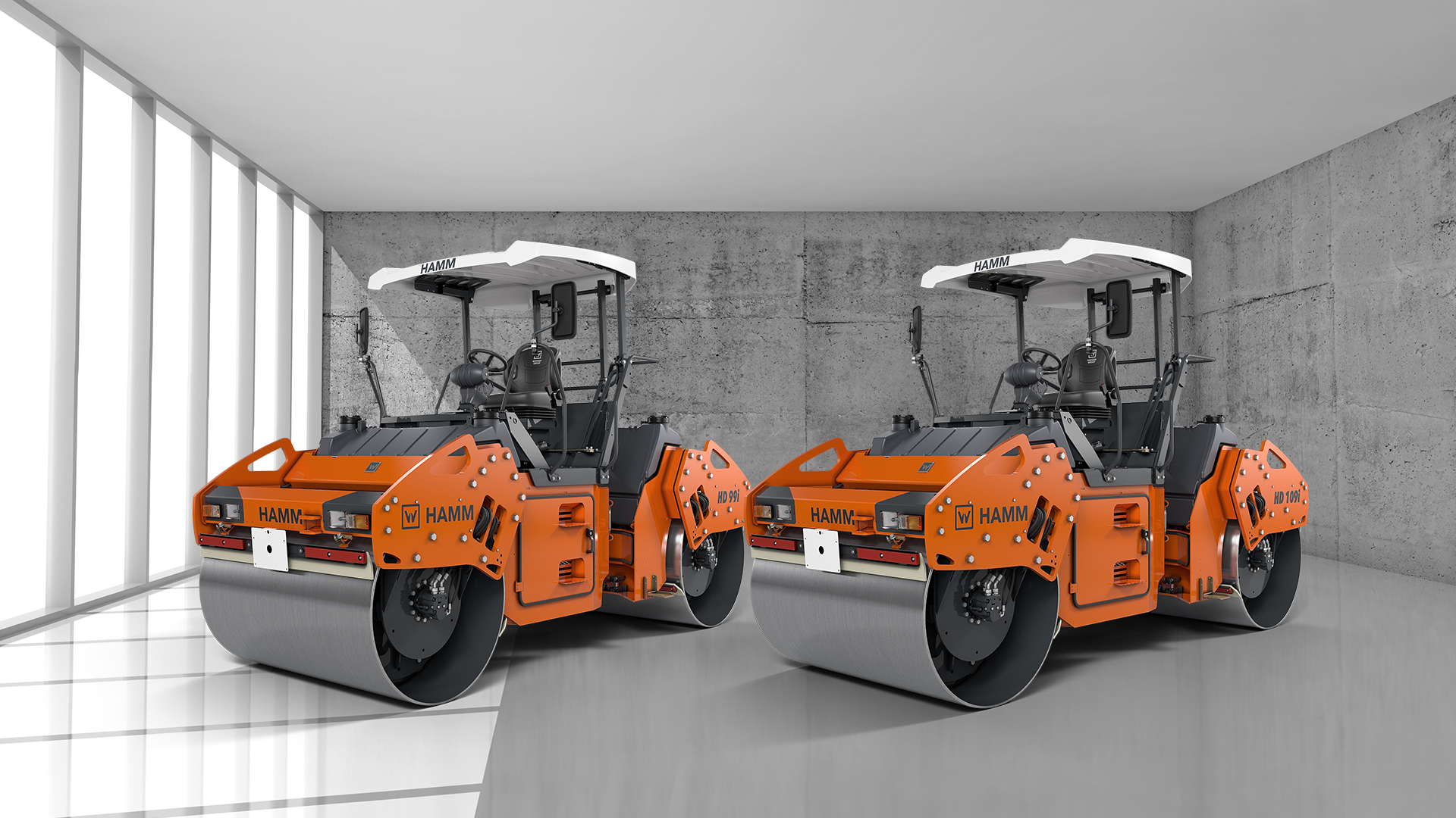 HD series tandem rollers