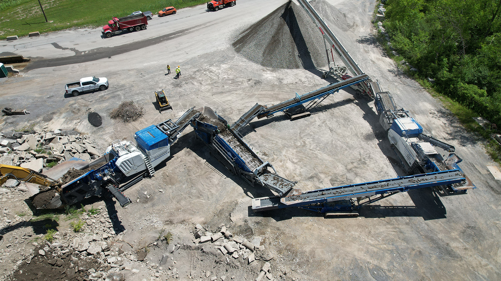 Crushing and screening in a dolomite quarry | Magazine | Kleemann
