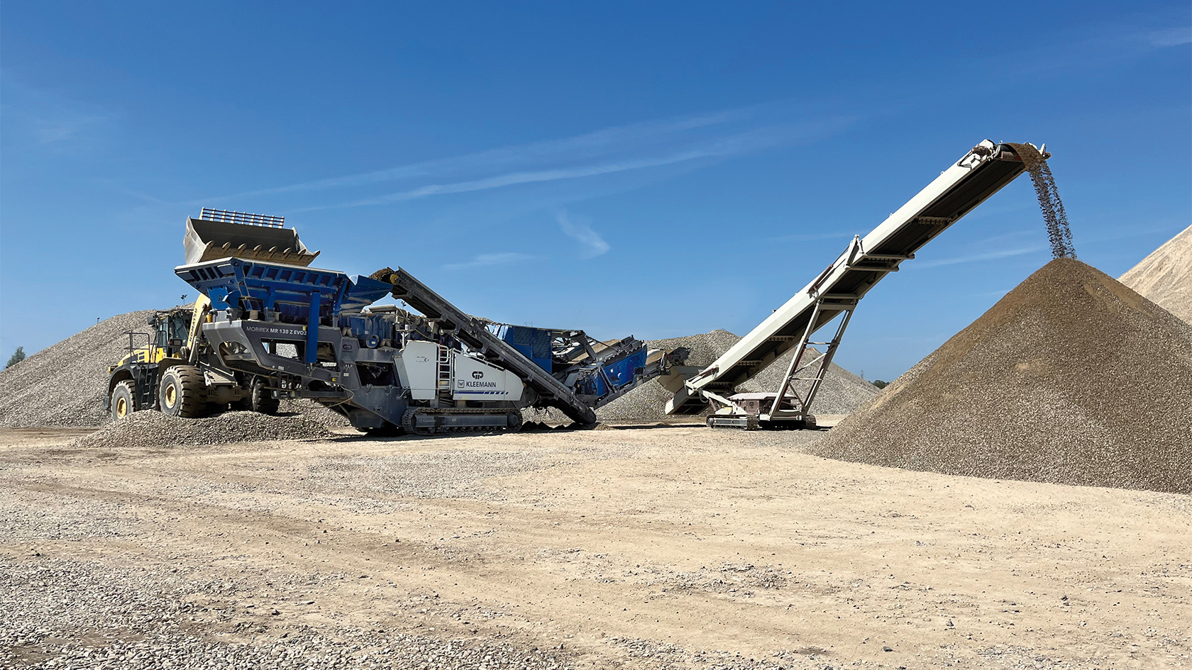 MOBIREX MR EVO2 and ZIP CLIP Conveyor Belts | Magazine | Kleemann