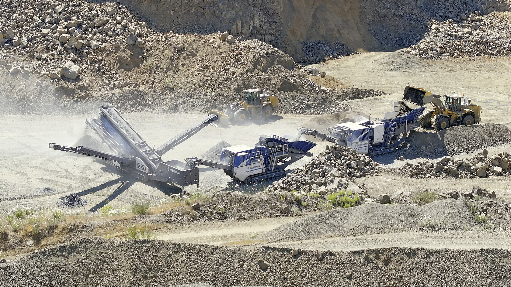 Ein Kleemann Anlagenzug optimiert die Abläufe | Magazin | Kleemann