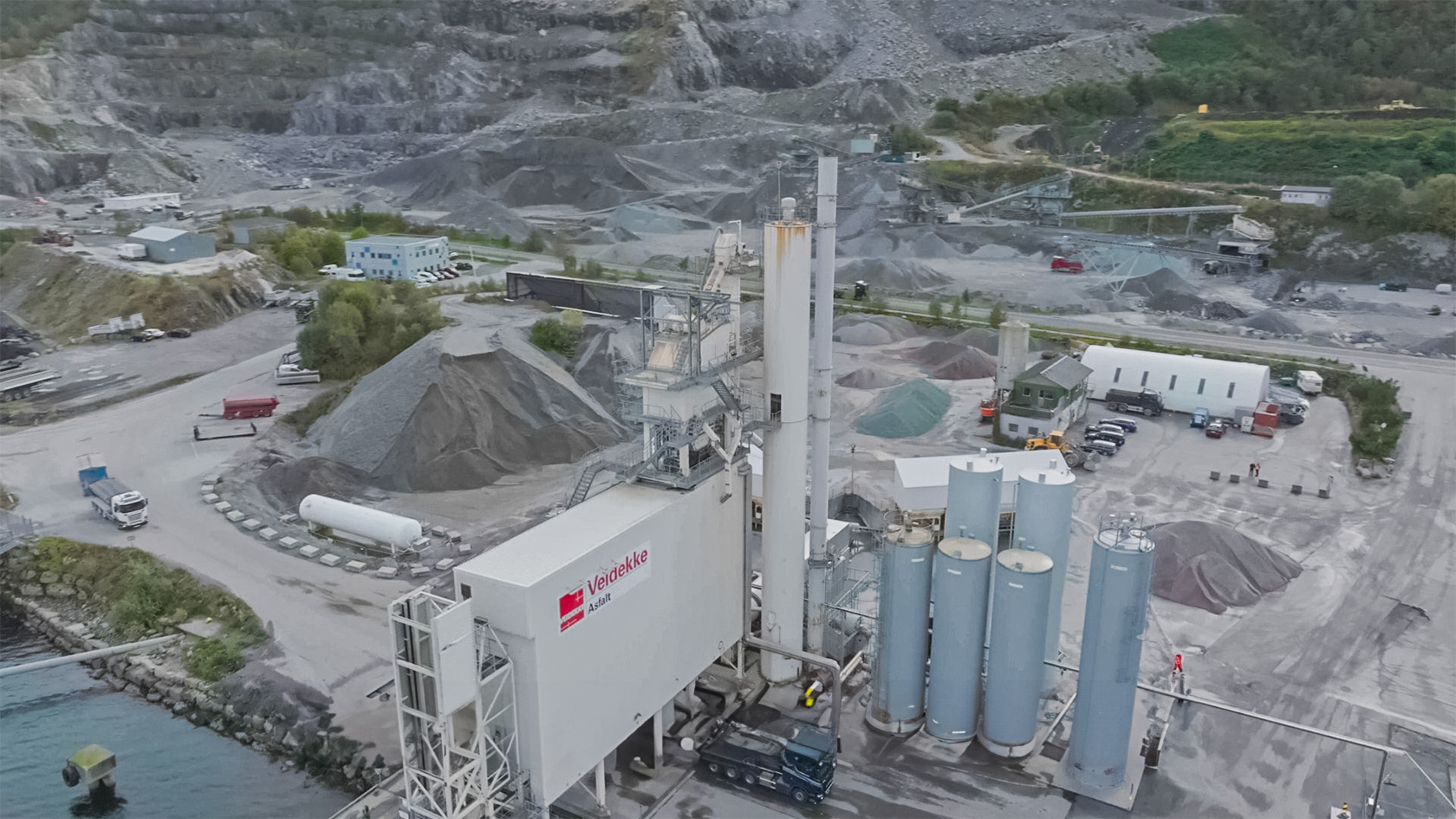 Hydrogen burner in Norwegian asphalt production | Magazine | Benninghoven